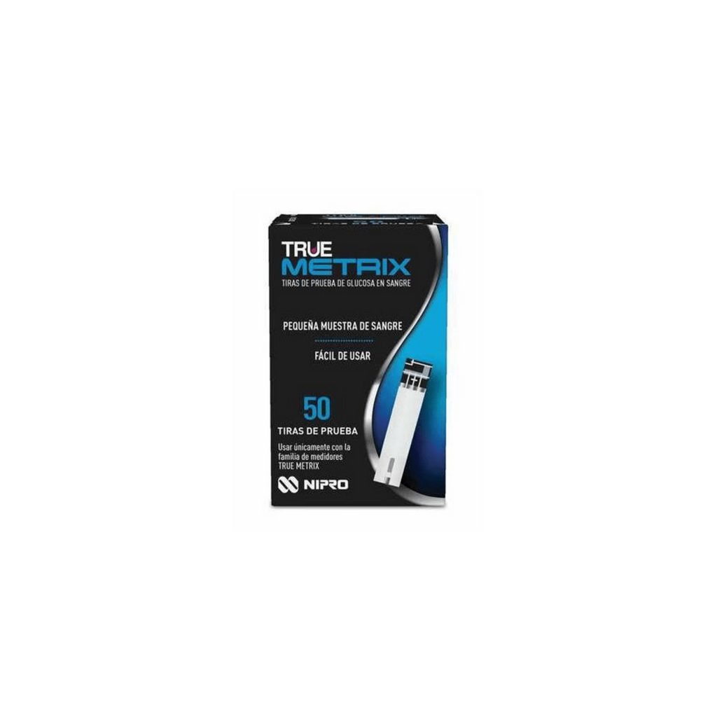 Tira Reactiva True Metrix Caja por 50 Unidades - Medilab.pe