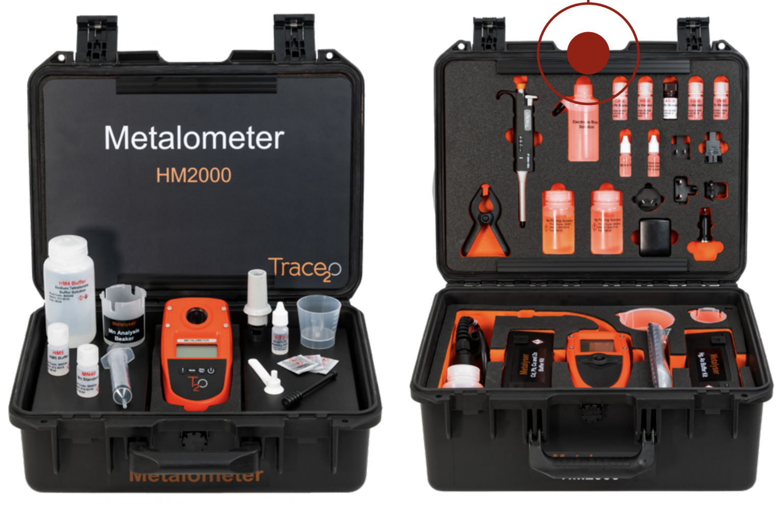 Laboratorio portátil de metales pesados TRACE2O METALYSER DELUXE ...