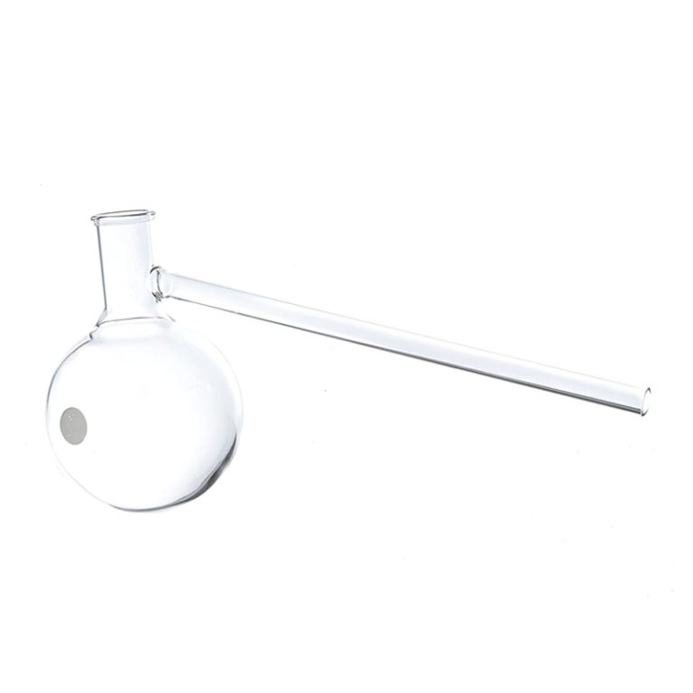 Balon de destilacion fondo redondo cuello largo x 500 ml - Medilab.pe