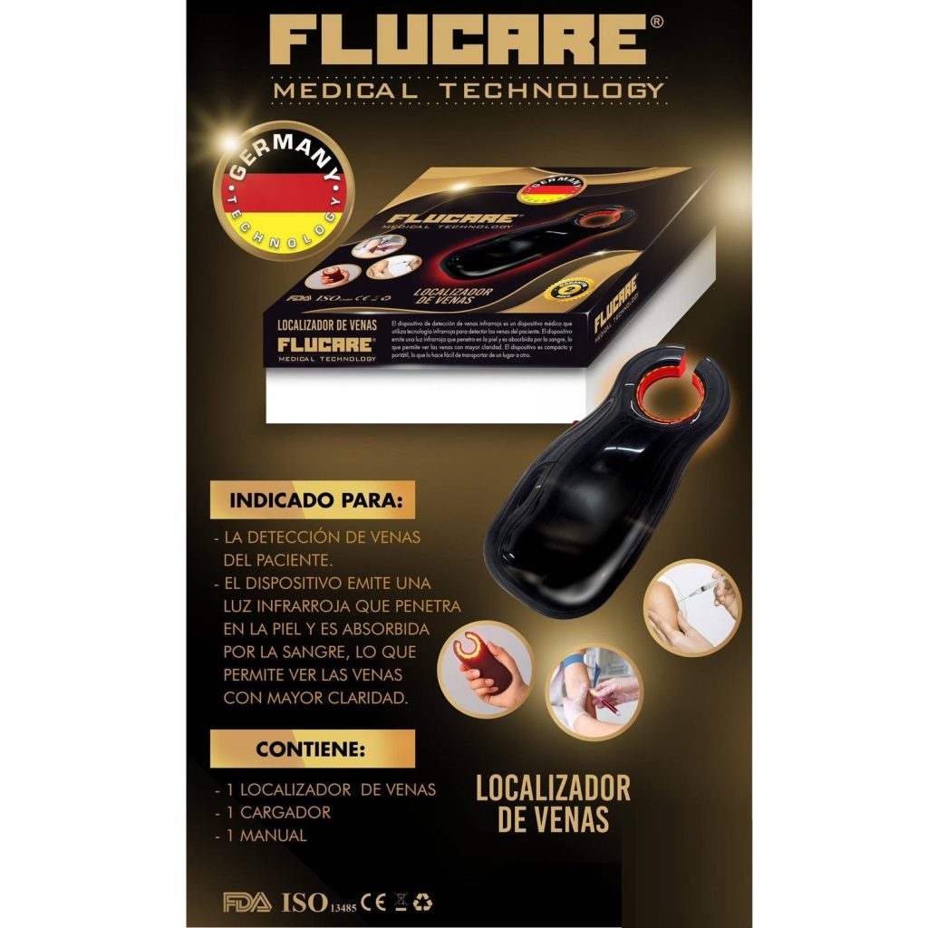 Localizador de venas recargable FLUCARE - Medilab.pe