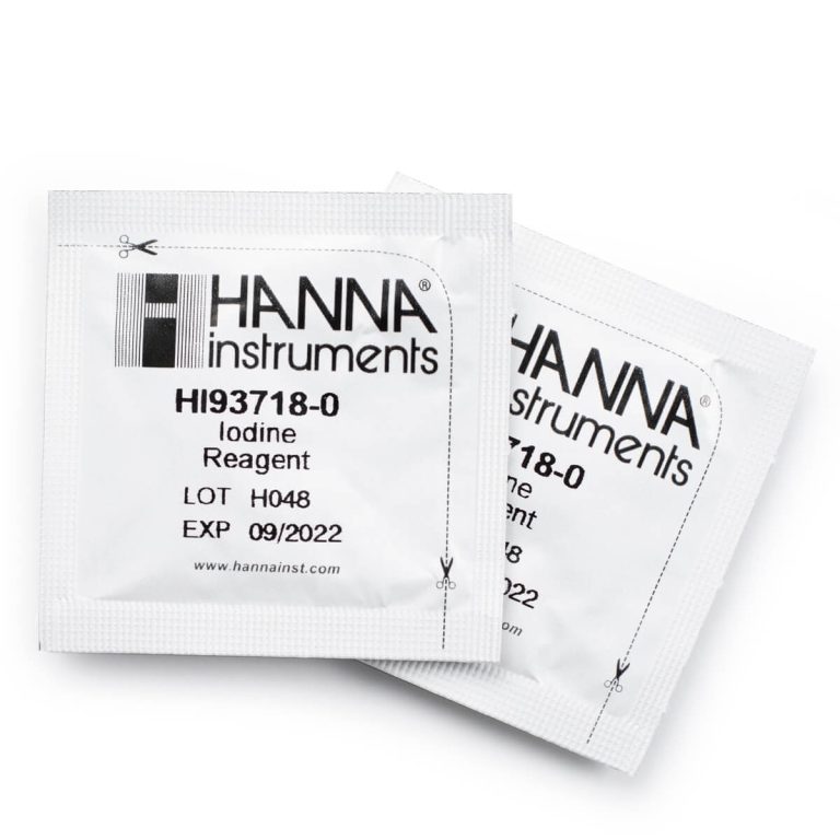 Reactivos de yodo (100 pruebas) HANNA HI93718-01 - Medilab.pe