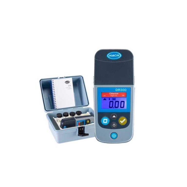 Colorímetro portátil DR300 cloro libre + total LR/HR con caja HACH ...